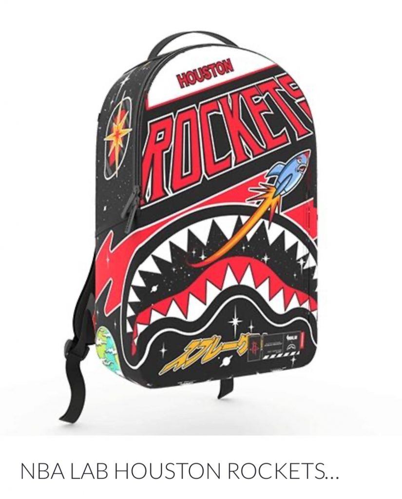 AKSP-36 – Sprayground NBA Houston Rockets Backpacks – Aventura Kids